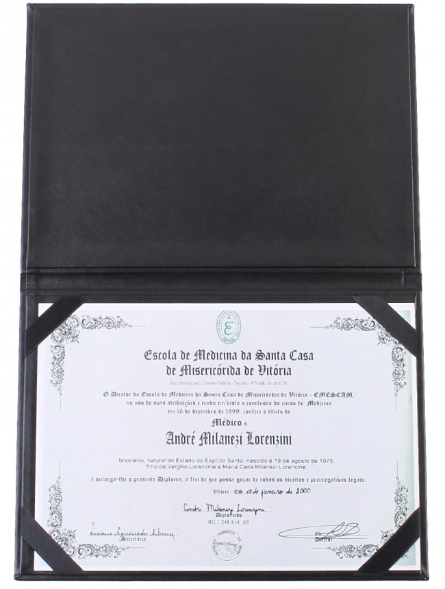 72 - AWPD2059 - Porta-Diplomas República de Angola - Porta Diplomas